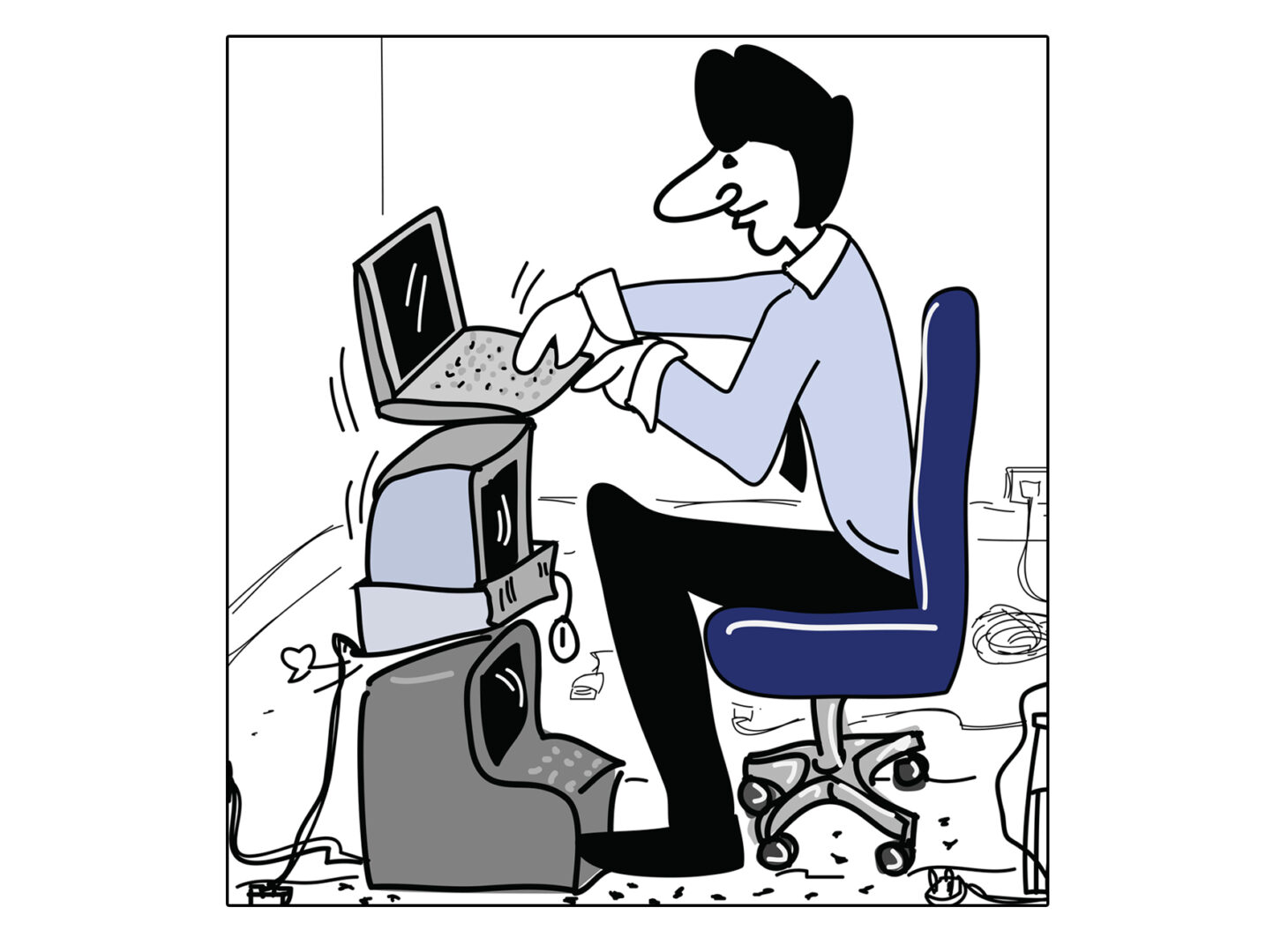 Technology Cartoons – Hireillo | Hire an Illustrator