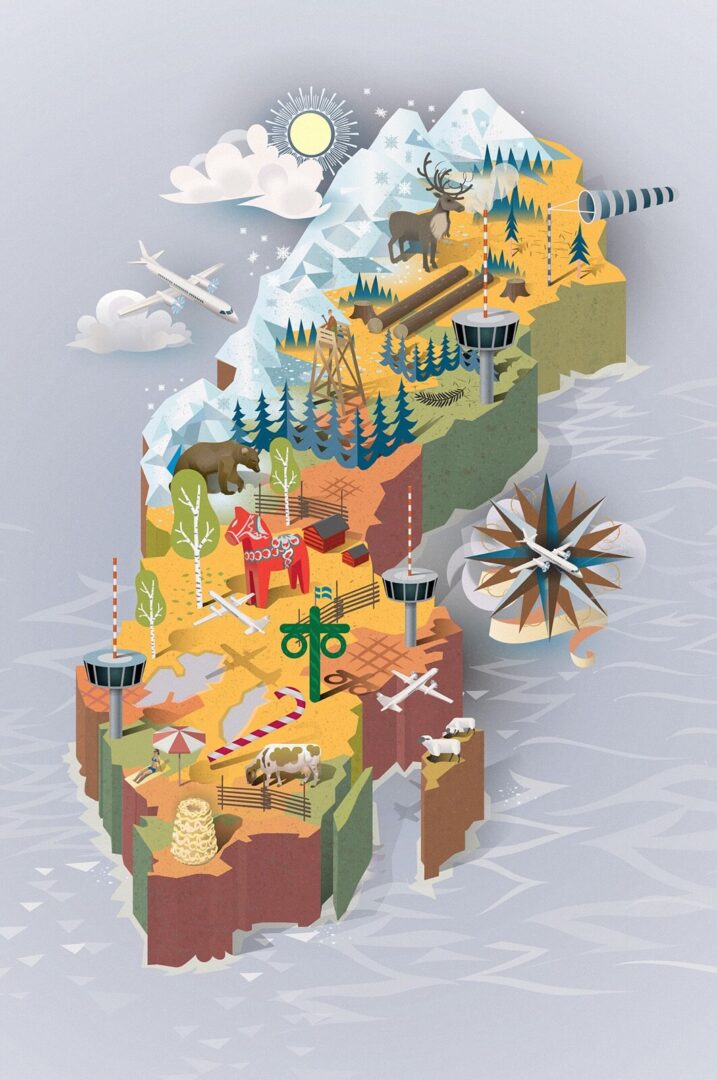 Illustrated Maps – Hireillo | Hire an Illustrator