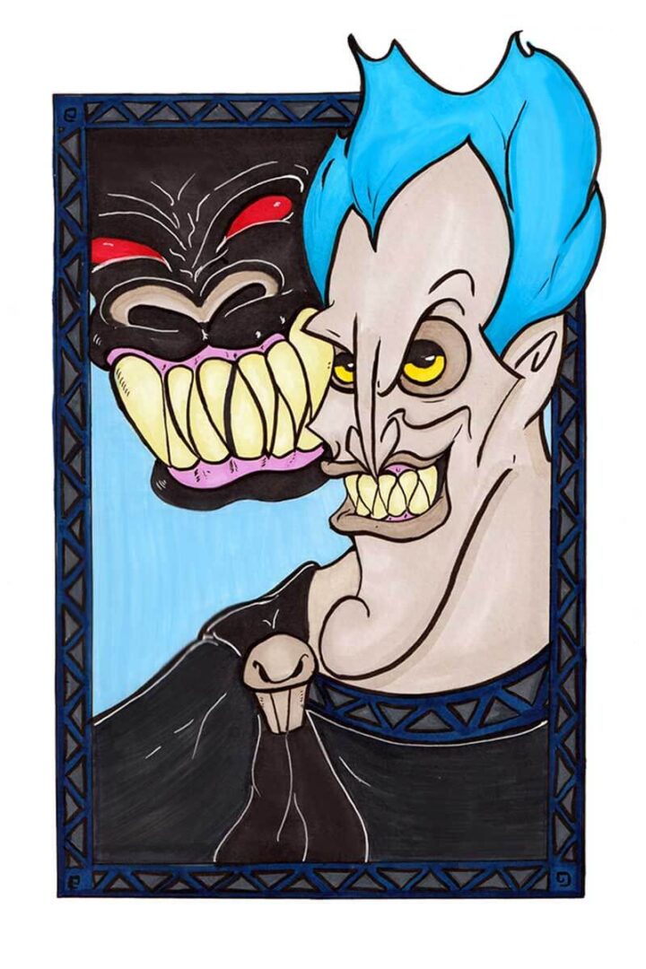 Disney-portraits-HADES-FW – Hireillo | Hire an Illustrator