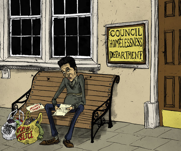 Inside Housing Magazine – Homelessness – Hireillo | Hire an Illustrator