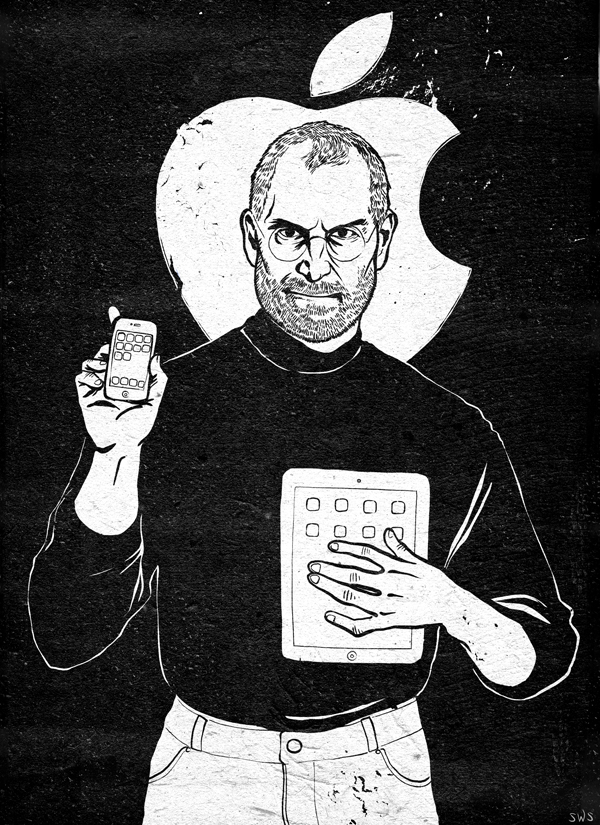 Steve Jobs, the Saint of Gadgets – Hireillo | Hire an Illustrator