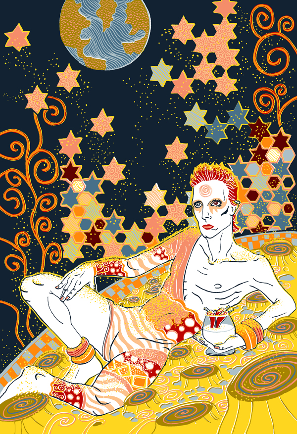 A Circus Mind David Bowie Hireillo Hire An Illustrator