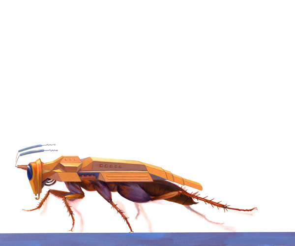 Robotic Bugs – Hireillo | Hire an Illustrator