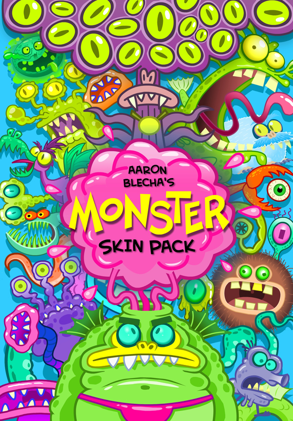 Monster Skin Pack for Pocket God – Hireillo | Hire an Illustrator