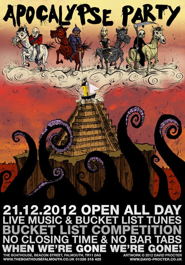 Apocalypse Party – the Boathouse – Hireillo | Hire an Illustrator