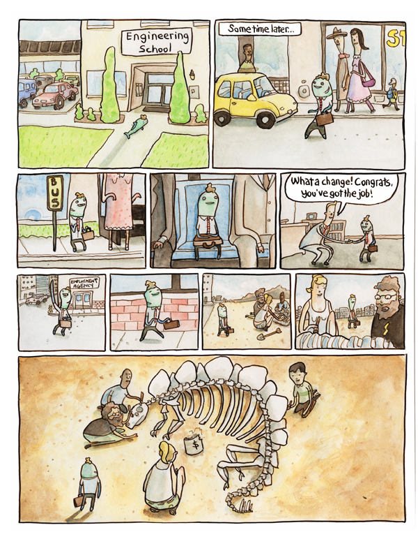 Evolution – Four Page Comic for the Work Style Magazine – Hireillo ...