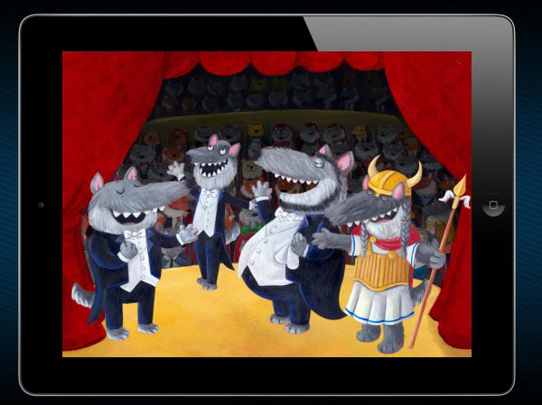 3 Piggy Opera App – Hireillo | Hire an Illustrator