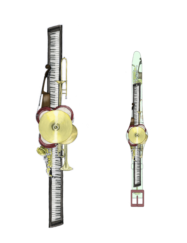 Musical Watches – Hireillo | Hire an Illustrator