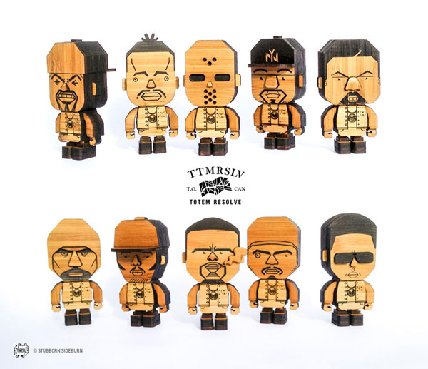 Wu Tang Clan Wooden Toy Project – Hireillo | Hire an Illustrator
