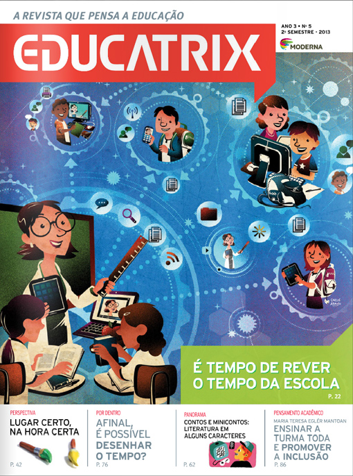 Educatrix Magazine Cover Illustration by Carlos Araujo – Hireillo | Hire an Illustrator