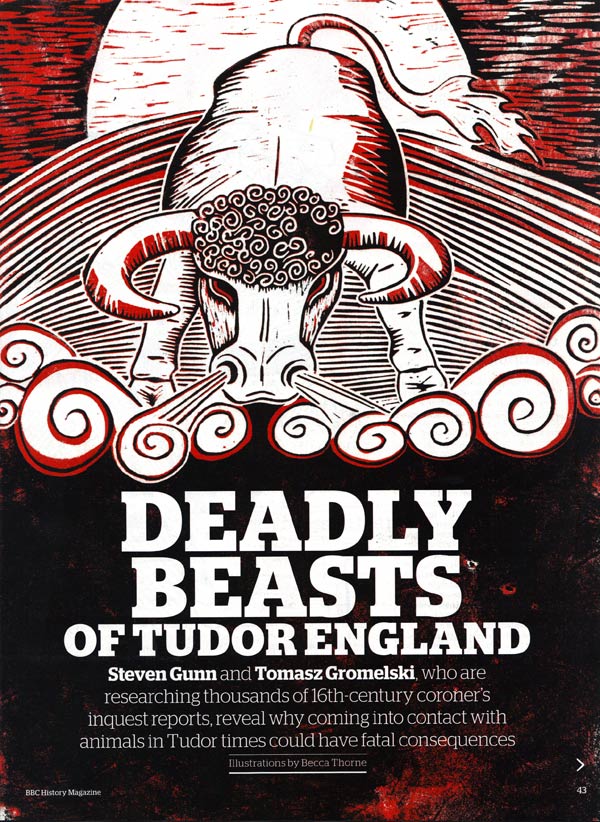 Deadly Beasts for BBC History – Hireillo | Hire an Illustrator