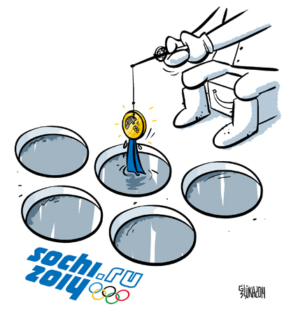 Sochi Olympic Cartoons – Hireillo | Hire an Illustrator