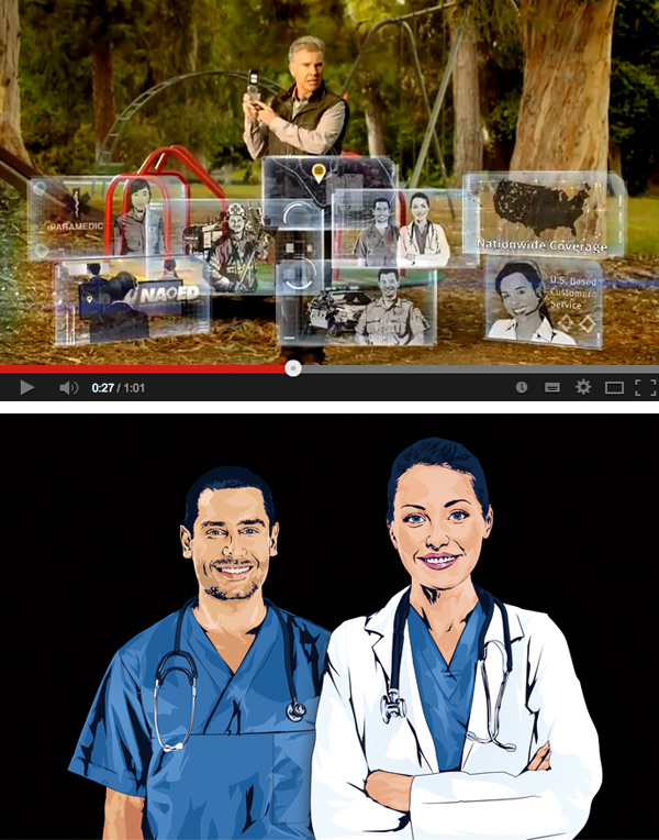 Illustration for Greatcall Tv Commercial – Hireillo | Hire an Illustrator