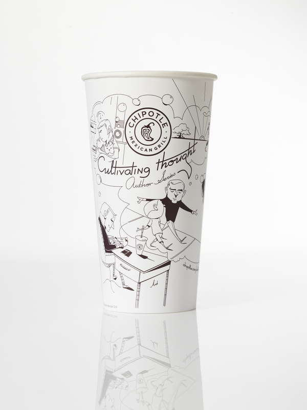 Illustrated Cup for Chipotle’s Cultivating Thought Campaign – Hireillo ...
