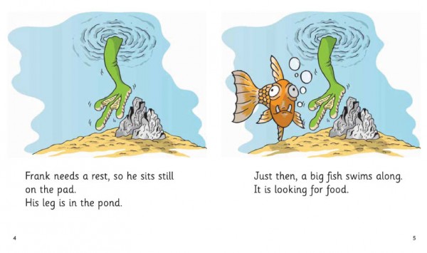 Frank Flees a Fish, Ransom Publishing – Hireillo | Hire an Illustrator