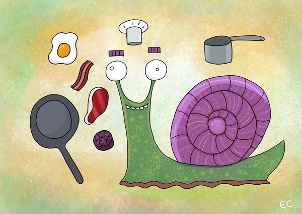 Snail Chef – Hireillo | Hire an Illustrator