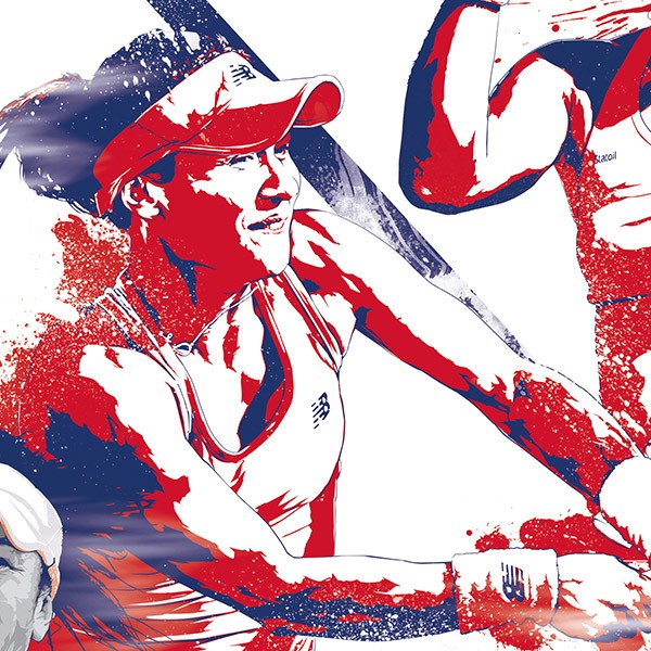 Heather Watson – Wimbledon Hero – Hireillo | Hire an Illustrator