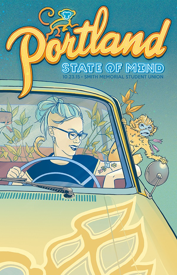 Portland State of Mind Poster – Hireillo | Hire an Illustrator