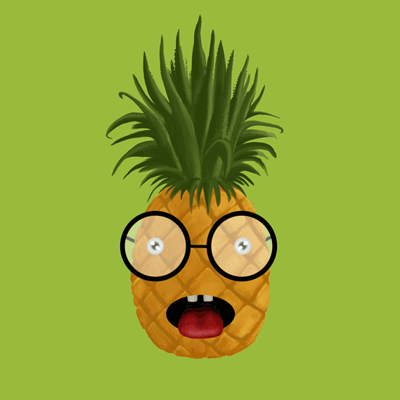 Party Pineapple – Hireillo | Hire an Illustrator