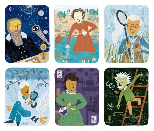 A Series of Scientists – Hireillo | Hire an Illustrator