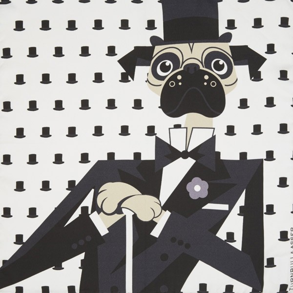 The Dog Squares – Turnbull & Asser – Hireillo | Hire an Illustrator