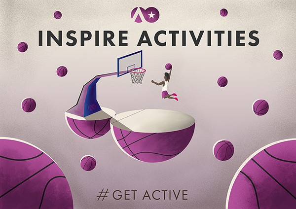 Inspire Activities Get Active – Hireillo | Hire an Illustrator