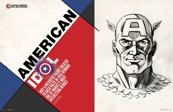 Empire Magazine – Captain America – Hireillo | Hire an Illustrator