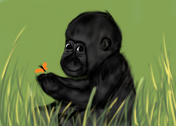 in Memory of Harambe – Hireillo | Hire an Illustrator