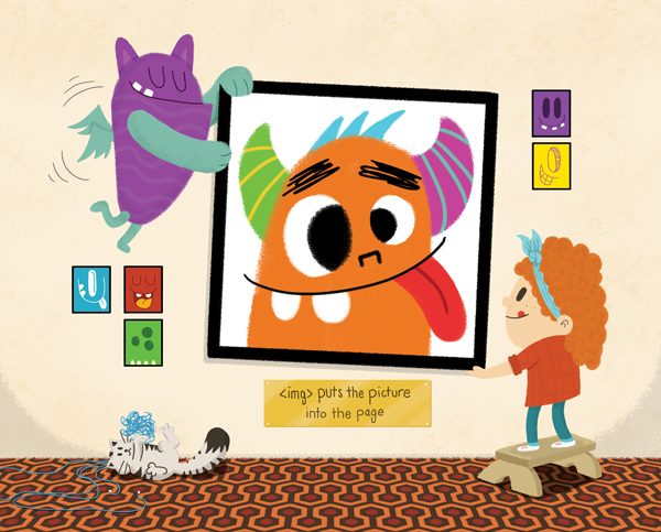 Wonderful World of Creatures & Code – Hireillo | Hire an Illustrator
