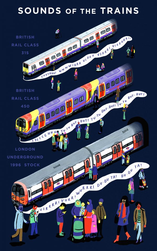 Sounds of the Trains – Hireillo | Hire an Illustrator