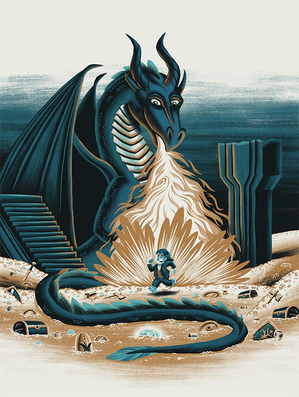 Smaug and the Burglar – Literary Monsters Gallery Show – Hireillo ...
