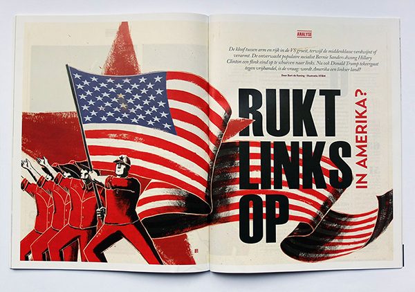The Rise of American Socialism – Hireillo | Hire an Illustrator
