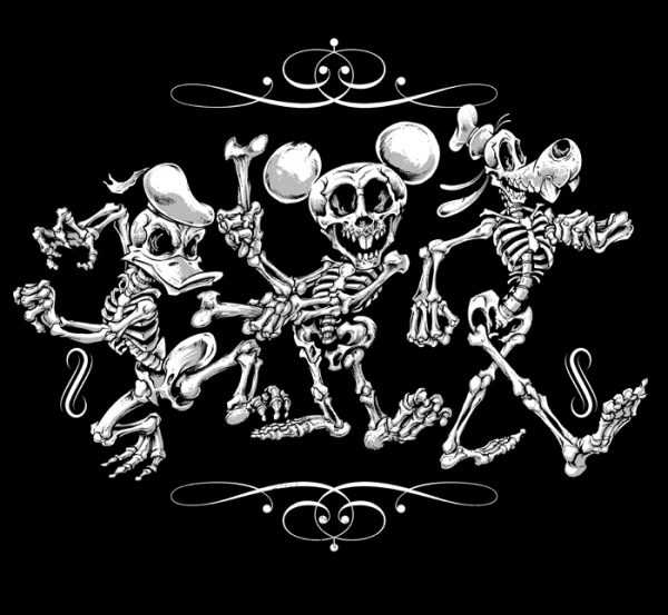 Disney Skeleton Parody – Hireillo | Hire an Illustrator