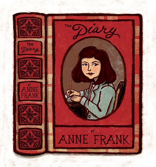 Anne Frank Diary Cover – Hireillo | Hire an Illustrator