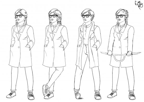 Recent Line Art Character Sheets – Hireillo | Hire an Illustrator
