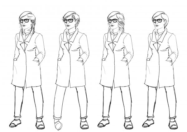 Recent Line Art Character Sheets – Hireillo | Hire an Illustrator