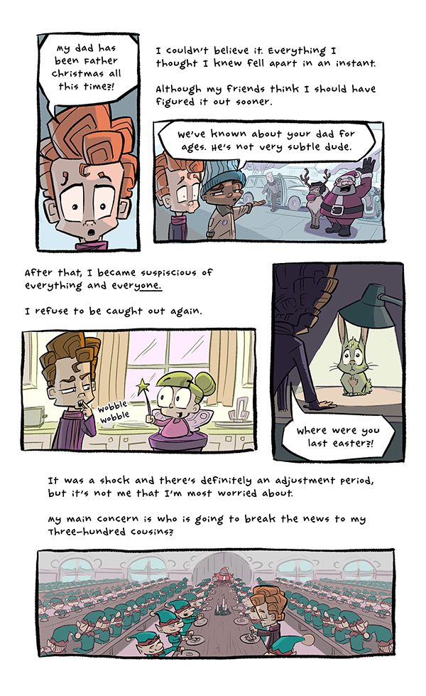 Christmas Comic 2016 – Hireillo | Hire an Illustrator
