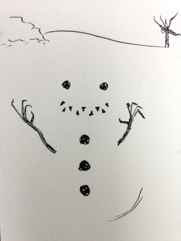 Evil Snowman – Hireillo | Hire an Illustrator