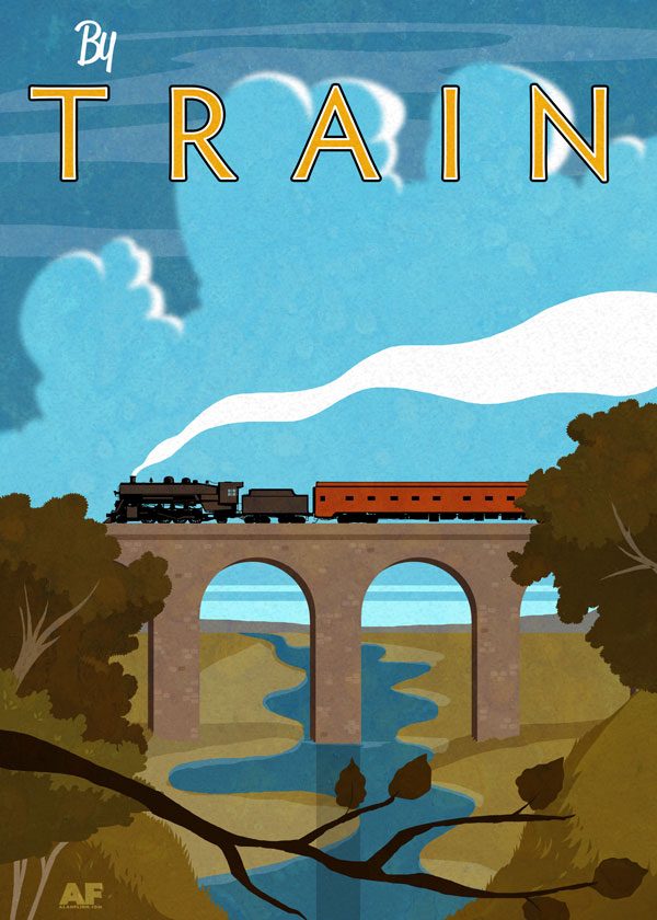Retro Style Travel Posters – Hireillo | Hire an Illustrator