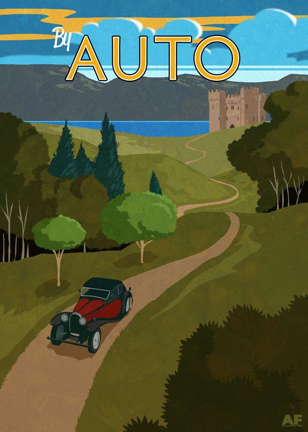 Retro Style Travel Posters – Hireillo | Hire an Illustrator