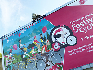 Northern Ireland Festival of Cycling – Illustrated Outdoor Campaign ...