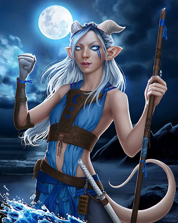 The Mooncaller and Water Weaver – Pathfinder Character – Hireillo ...