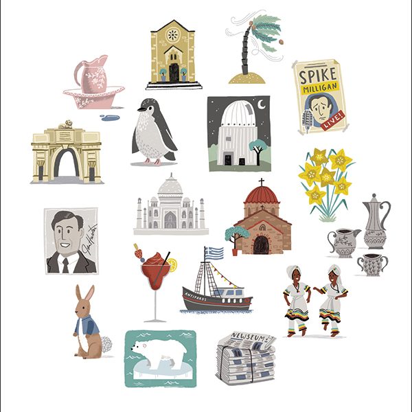 Spot Illustrations for Qantas In-Flight Magazine – Hireillo | Hire an ...