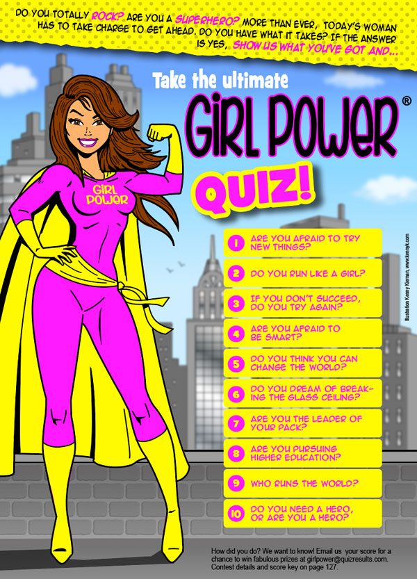 Vector Illustration – the Ultimate Girl Power Quiz! – Hireillo | Hire ...