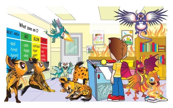 How to Tame Dragons and Hush Hyenas – Hireillo | Hire an Illustrator