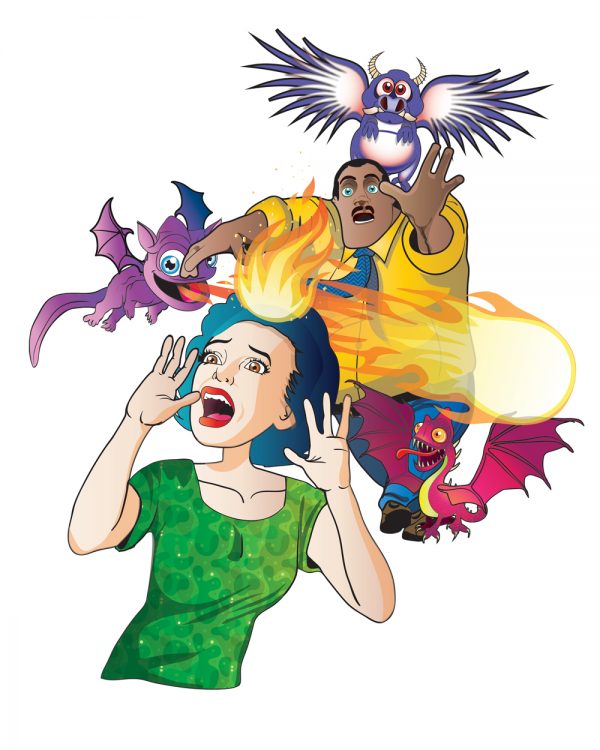 How to Tame Dragons and Hush Hyenas – Hireillo | Hire an Illustrator