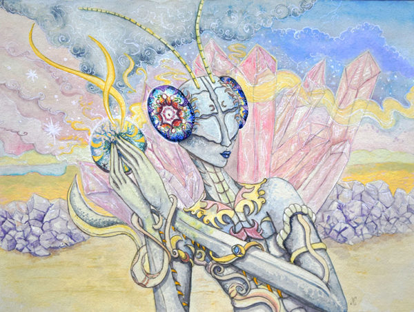 New Sci-Fi Illustration – Crystal Mantis Seeker – Hireillo | Hire an ...