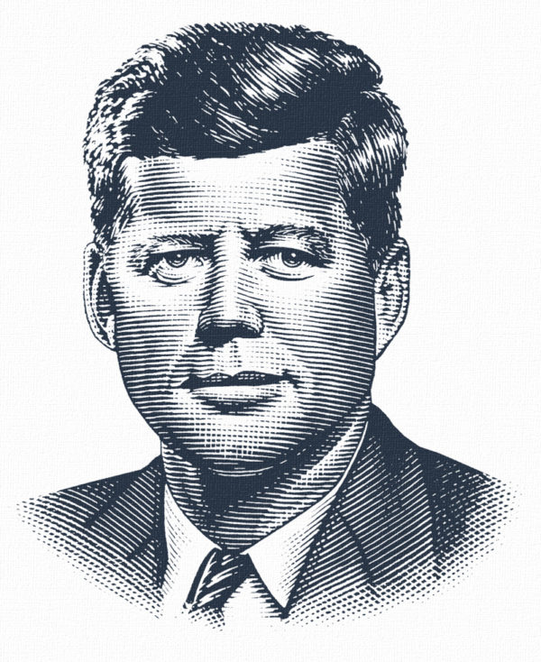 Jfk 50th Anniversary Portrait – Hireillo | Hire an Illustrator