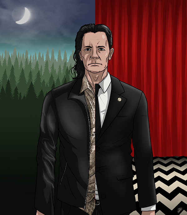 Cooper & Mr. C (Twin Peaks) – Hireillo | Hire an Illustrator