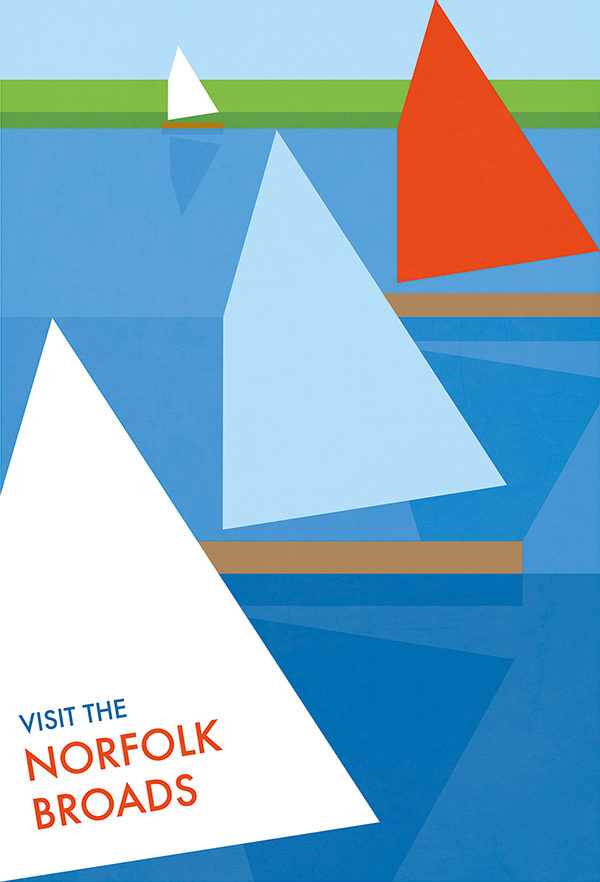 Norfolk Broads Travel Posters – Hireillo | Hire an Illustrator